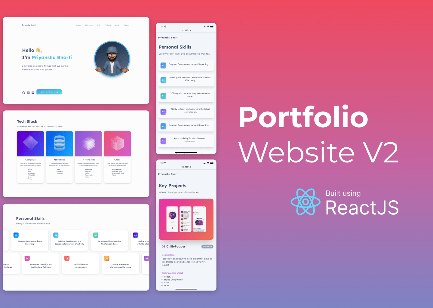 Priyanshu Bharti | Sofware Developer.